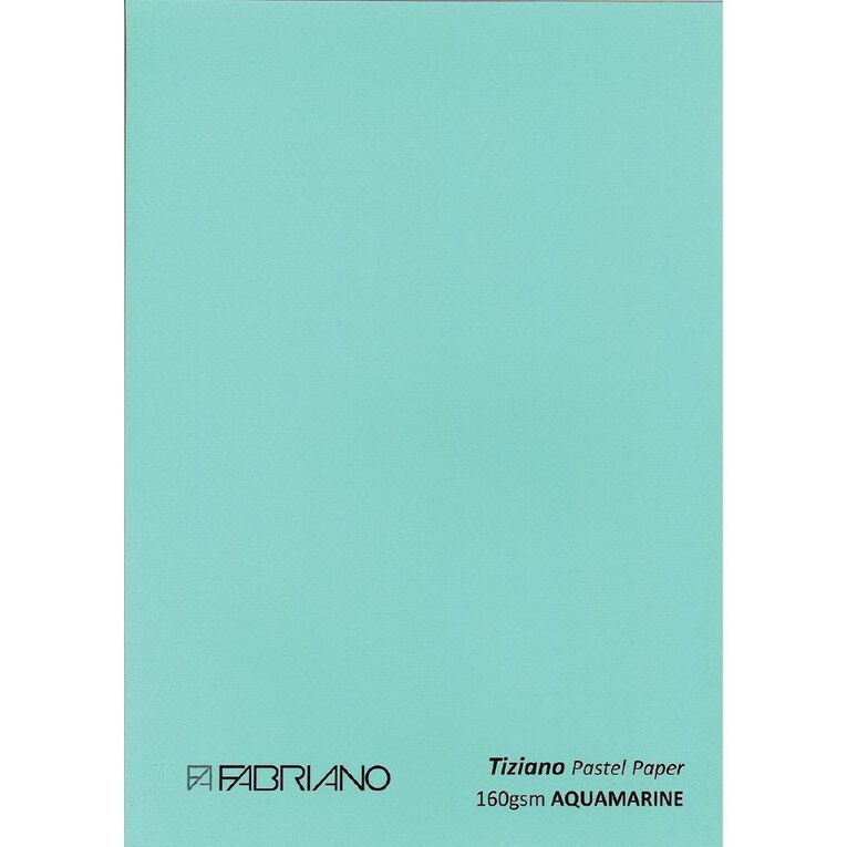 Fabriano Tiziano Pastel Paper 50cm x 65cm Aqua Aqua | The Warehouse