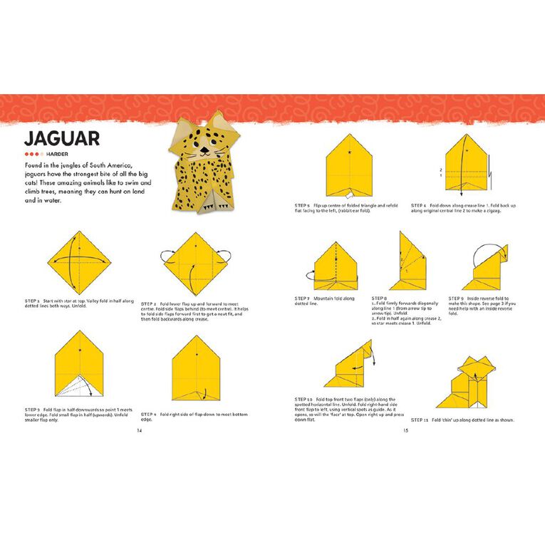 Origami Activity Book: Wild Animals | The Warehouse