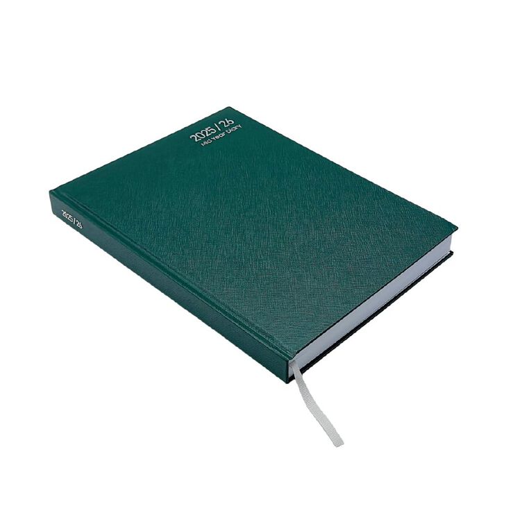 WS Mid Year Diary Day To Page 2025-26 Green Green | The Warehouse