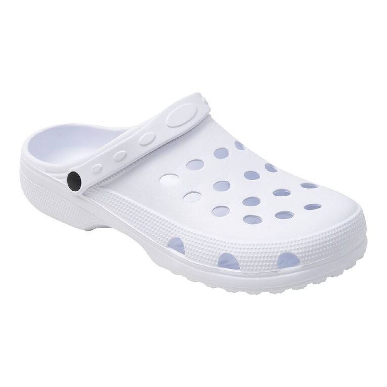 H&H Men's Frog Clog Shoes White | The Warehouse