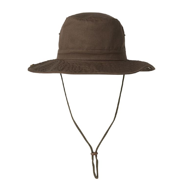 H&H Men's Button Cricket Hat Khaki | The Warehouse