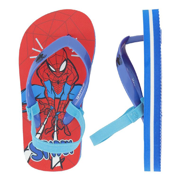 Spider-Man Junior Kids' Jandals Red Mid | The Warehouse