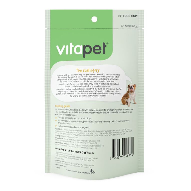 Vitapet Chicken Wrapped Rawhide Dog Treats | The Warehouse