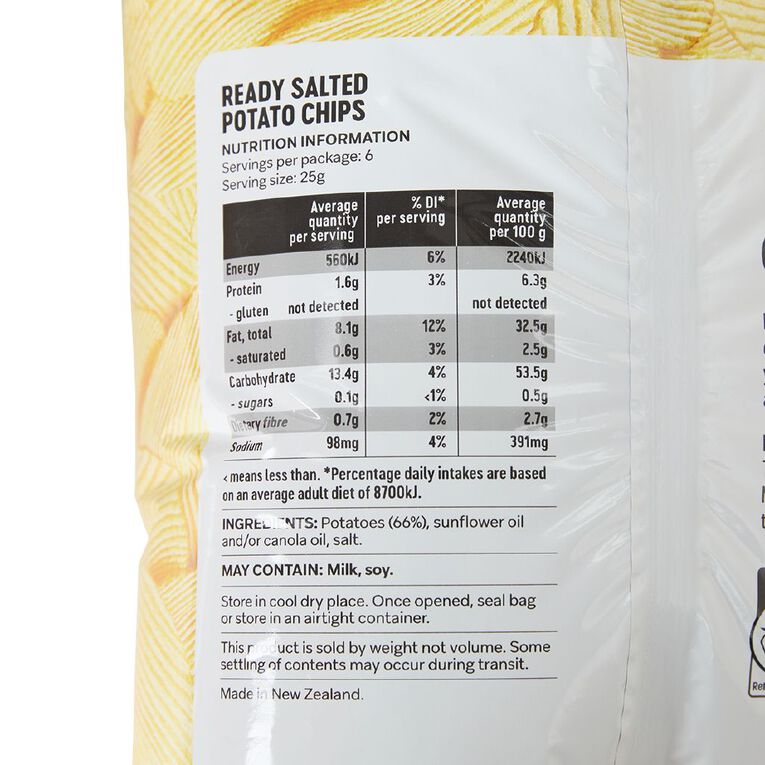 Market Kitchen Chips Ready Salted 150g | The Warehouse