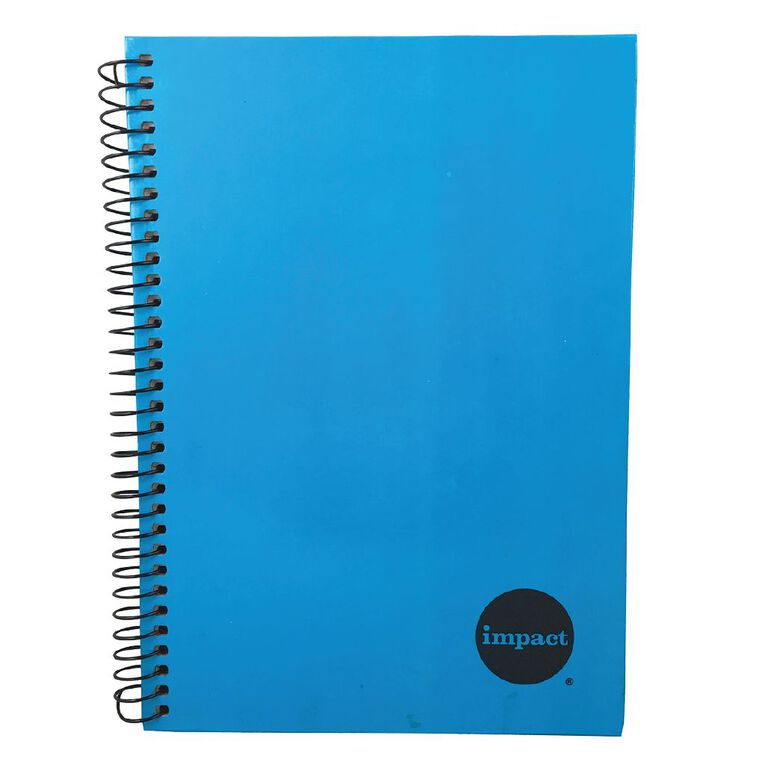WS Notebook Wiro 200 Page Hard Back Blue Mid A5 Blue Mid | The Warehouse