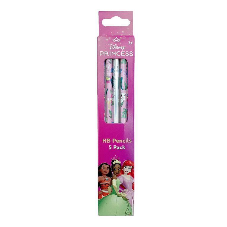 Disney Princess Pencils 5 Pack | The Warehouse