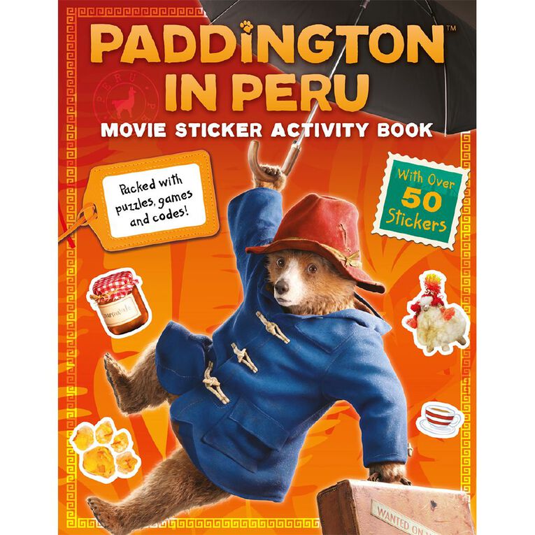 Paddington In Peru Sticker Book by Harper Collins Childrens Books | The ...
