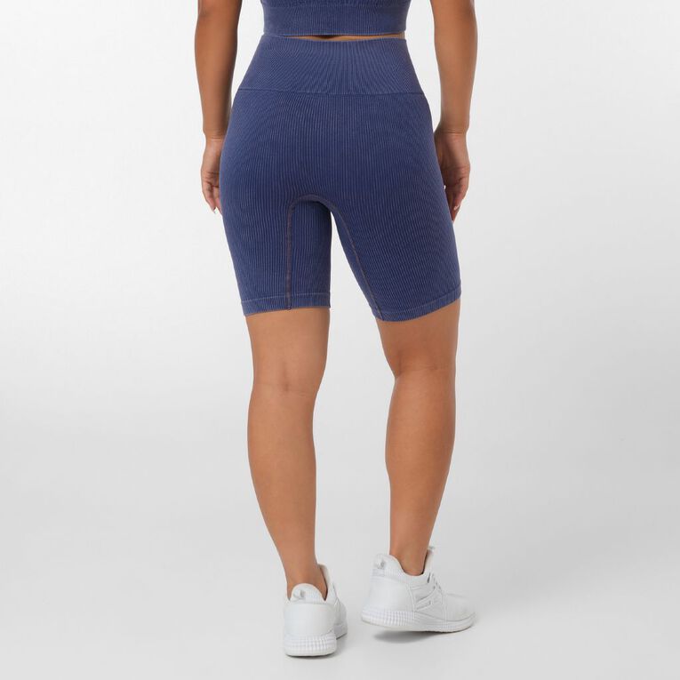 Active Intent Women's Longline Seamless Bike Shorts Blue Dark | The ...
