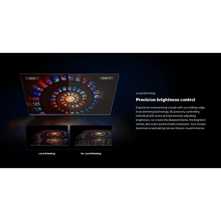 JVC 55 Inch 4K Ultra HD QLED Mini LED Google Smart TV JV5524M Silver ...