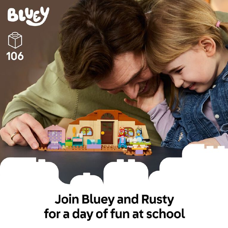 LEGO Bluey School with Rusty and Bluey 11221 | The Warehouse
