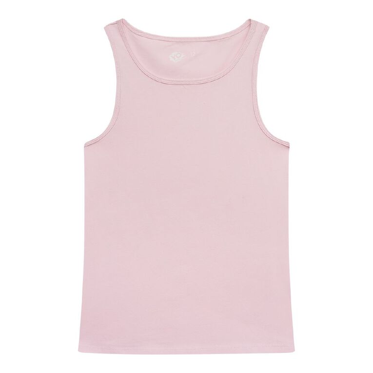 Young Original Plain Singlet Pink Light | The Warehouse
