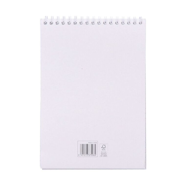 WS 7mm Wire-o A5 Notepad 80gsm White 50 Pages | The Warehouse