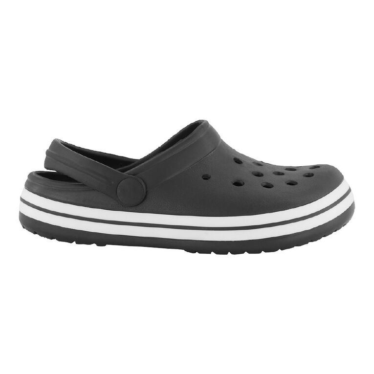 Young Original Senior Kids' Recycled Jack Frog Clog Shoes Black | The ...