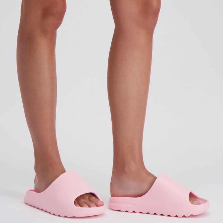 H&H Women's Moulded Slides Pink | The Warehouse