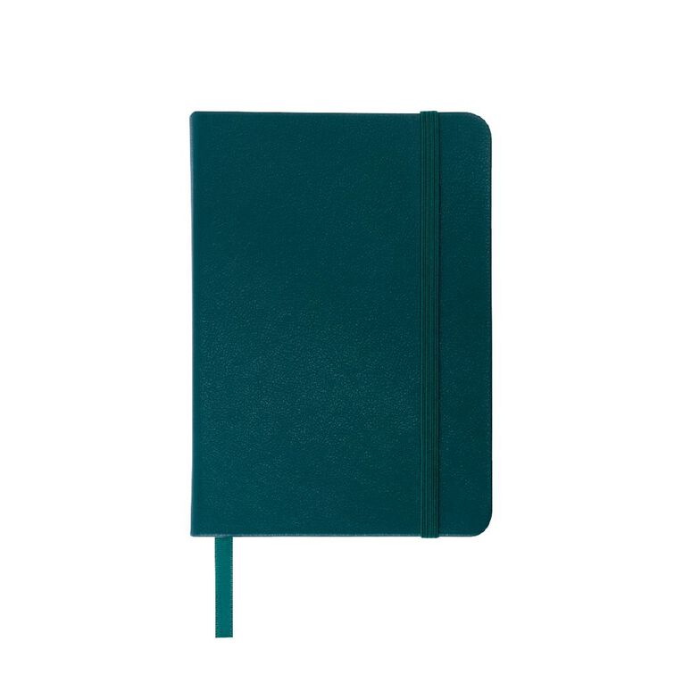 WS Recycled PU Hard Cover Notebook Green A6 Green | The Warehouse