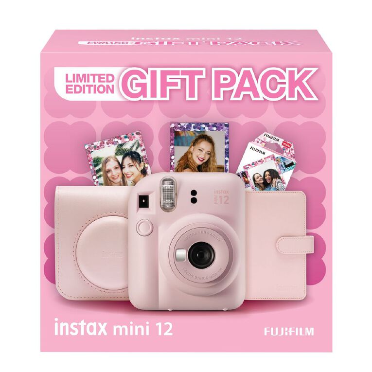 Fujifilm Instax Mini 12 Gift Pack Pink Pink | The Warehouse