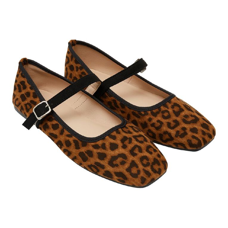 H&H Women's Mary Ballet Brown | The Warehouse