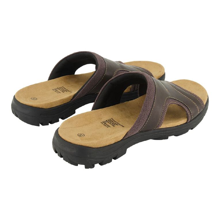 H&H Men's Shay Sandals Brown Dark | The Warehouse