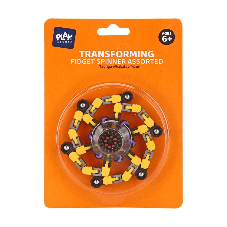 Play Studio Transforming Fidget Spinner Assorted Assorted | The Warehouse