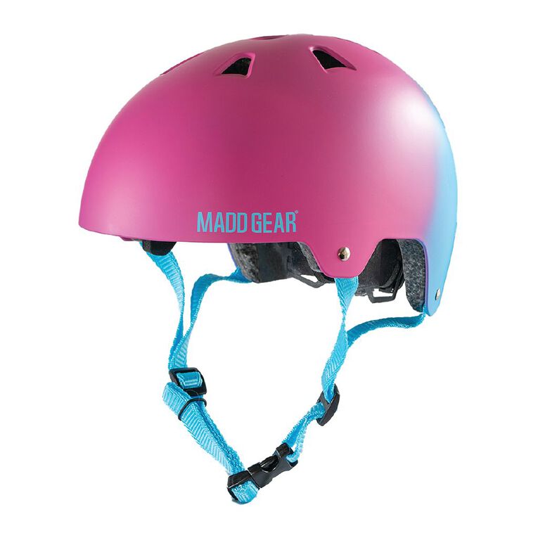 MADD Dial Fit System Helmet Size 56-59cm Pink/Blue | The Warehouse