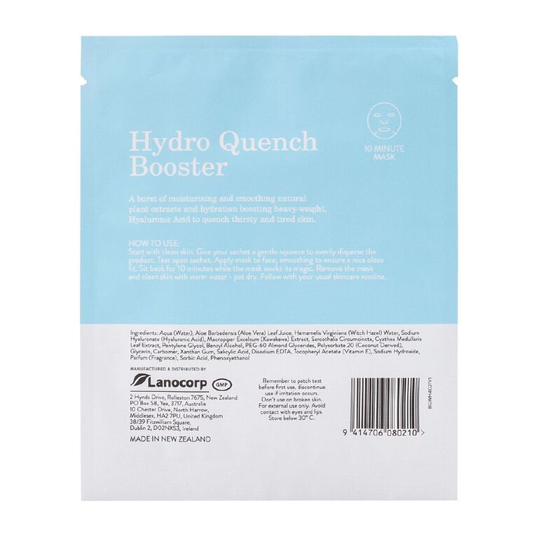 Hyaluronic Acid 2% Hydro Quench Booster Sheet Mask 20g | The Warehouse