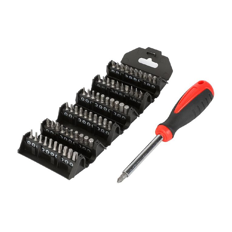 Screwdriver Bit Set 62 Piece | The Warehouse
