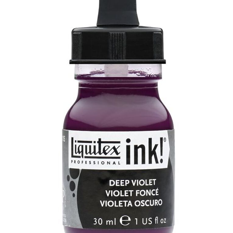 Liquitex Ink 30ml Deep Violet Purple | The Warehouse