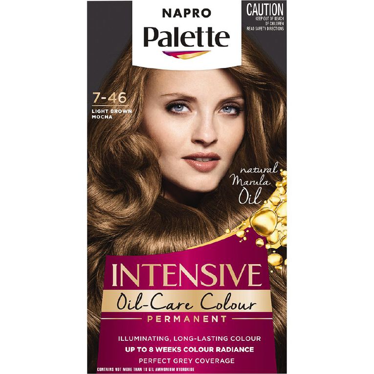 Napro Palette Hair Colour Light Brown Mocha 7-46 | The Warehouse