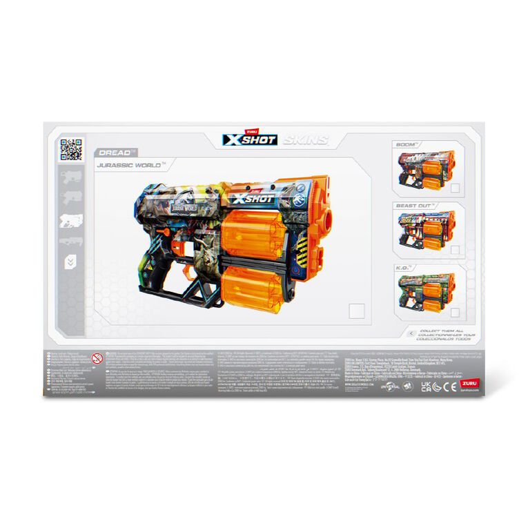 Zuru X-Shot Skins Dread Jurassic | The Warehouse