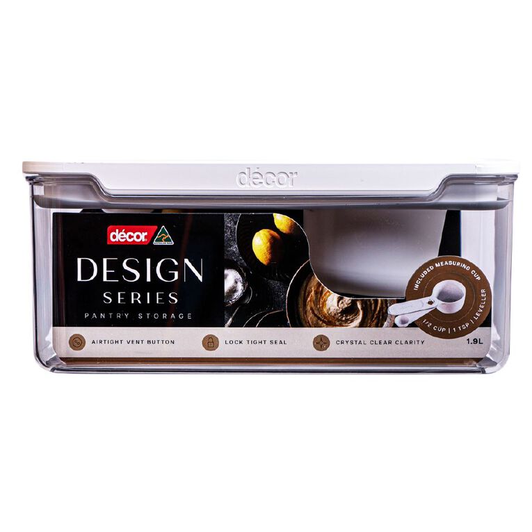 Decor Design Series Pantry Clear 1.9L Clear | The Warehouse
