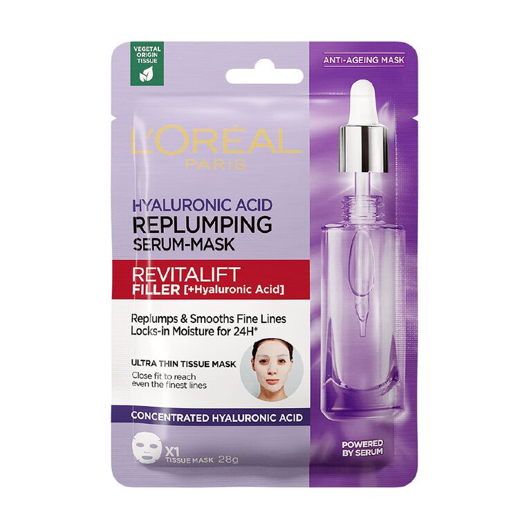 L'Oreal Paris Revitalift Filler Tissue Mask | The Warehouse