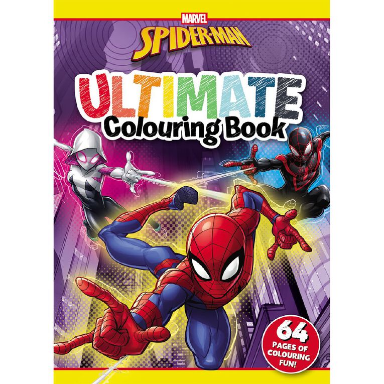 ultimate spider man coloring book