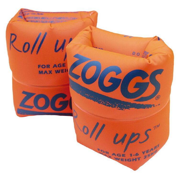 Zoggs Swimming Roll Ups 1-6 Years Red Mid | The Warehouse
