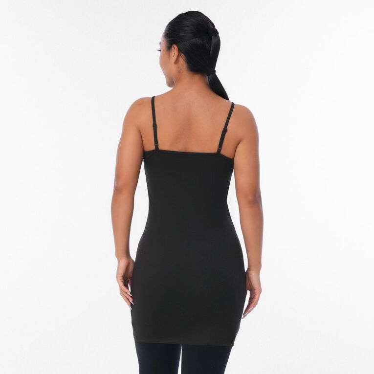 H&H Women's Essential Stretch Longline Cami Black | The Warehouse
