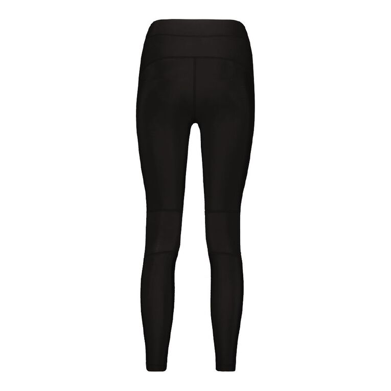Active Intent Women's Compression Fit Leggings Black | The Warehouse