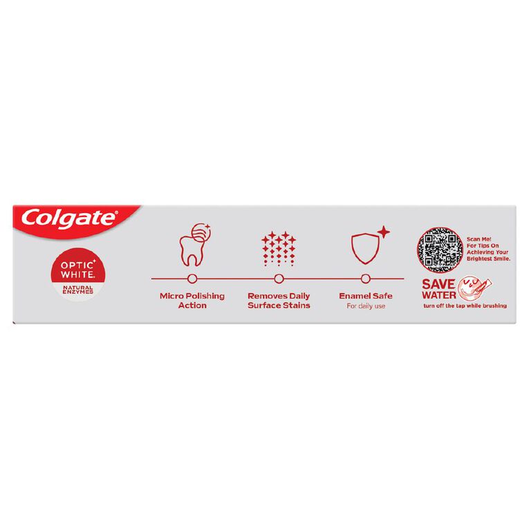 Colgate Optic White Enzyme Toothpaste 100g | The Warehouse