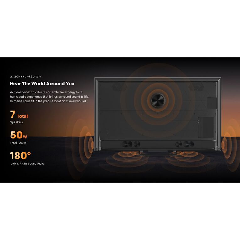 JVC 55 Inch 4K Ultra HD QLED Mini LED Google Smart TV JV5524M Silver ...