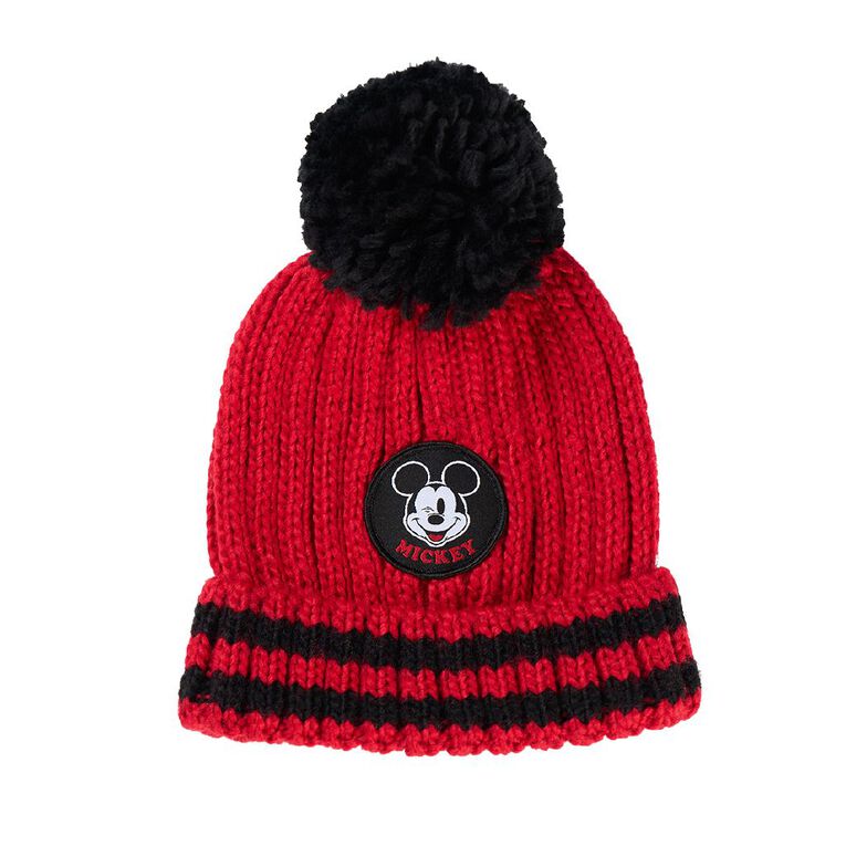 Mickey Mouse Kids' Beanie Red | The Warehouse