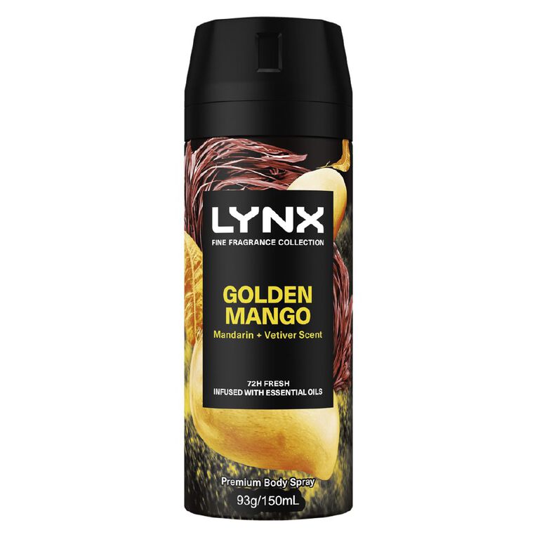 Lynx Deodorant Golden Mango 150ml | The Warehouse