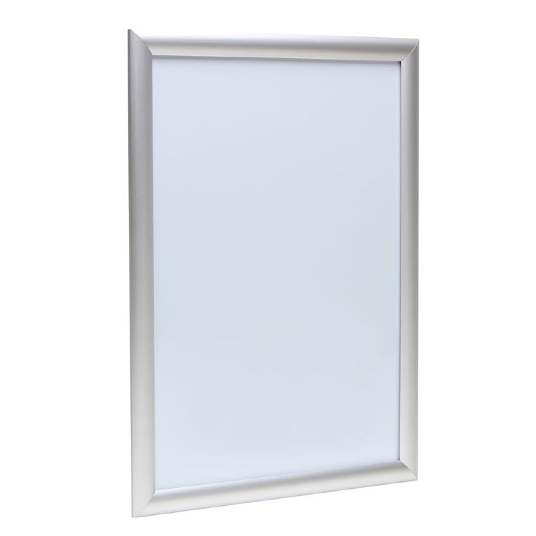 Manhattan Snap Lock Poster Frame A4 Silver | The Warehouse