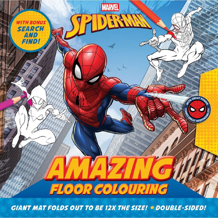 giant spiderman coloring book