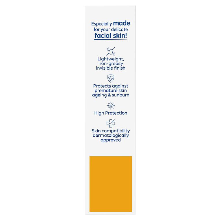 Nivea Sun UV Face Sensitive Protect SPF50 White/Yellow White/Yellow ...