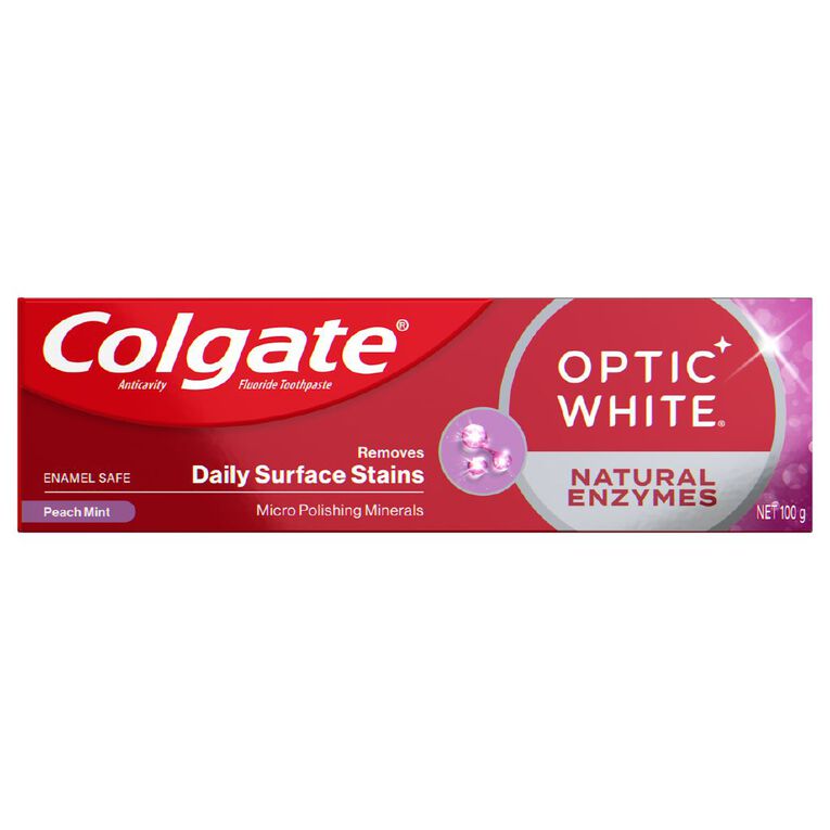 Colgate Optic White Enzyme Toothpaste 100g | The Warehouse