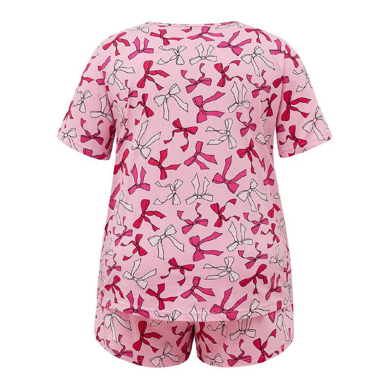 H&H Women's Knit Pyjamas Set Pink Mid | The Warehouse