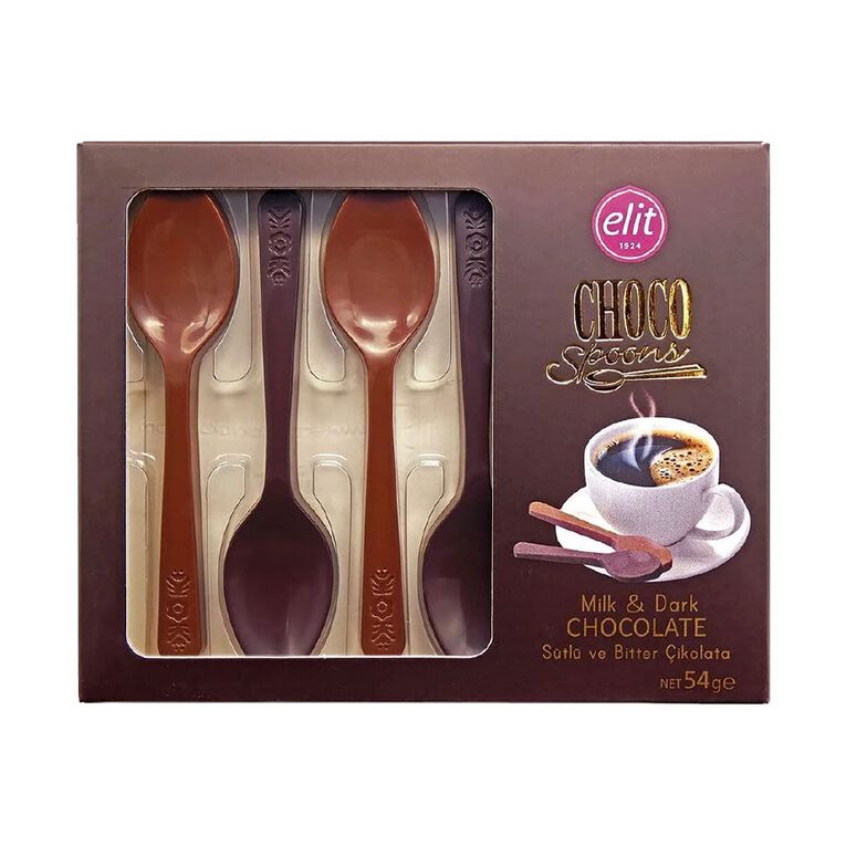 Elit Milk & Dark Chocolate Spoons | The Warehouse