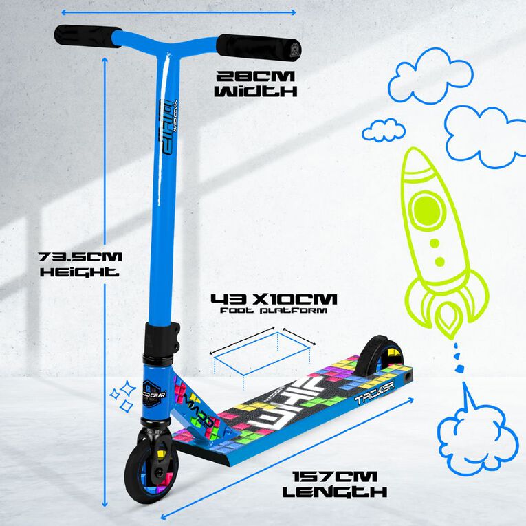 MADD Gear Whip Tacker-X Scooter Block Blue Blue | The Warehouse