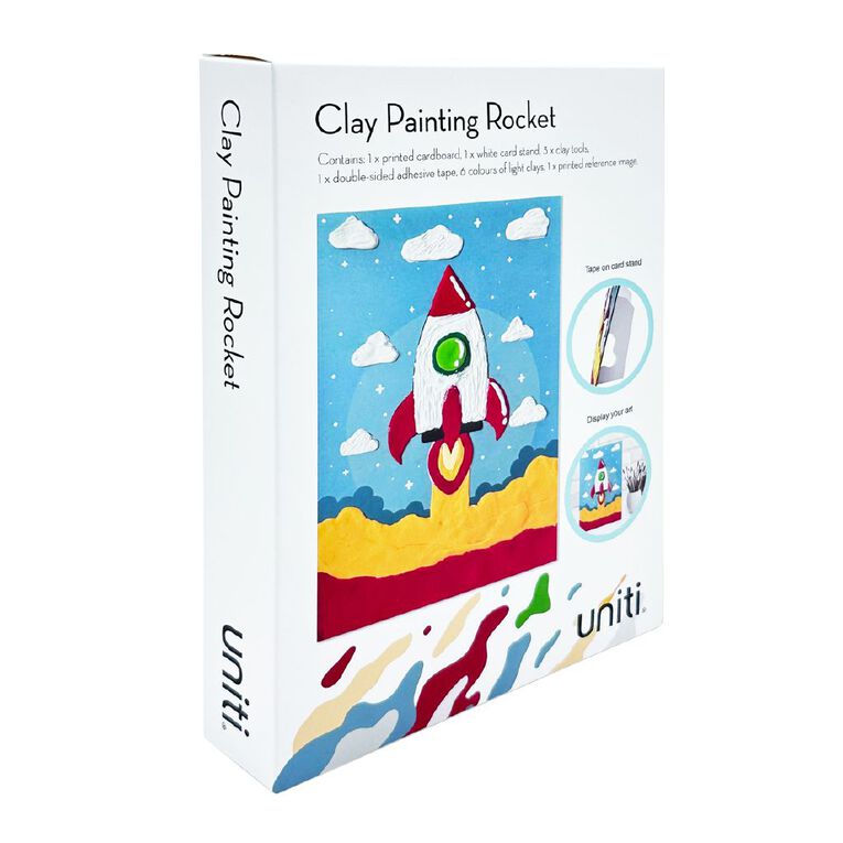 Uniti Clay Painting Rocket | The Warehouse