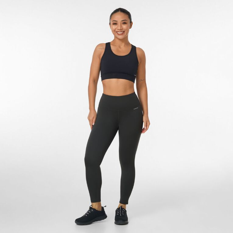 Active Intent Women's Cooldry 7/8 Leggings Grey Dark | The Warehouse
