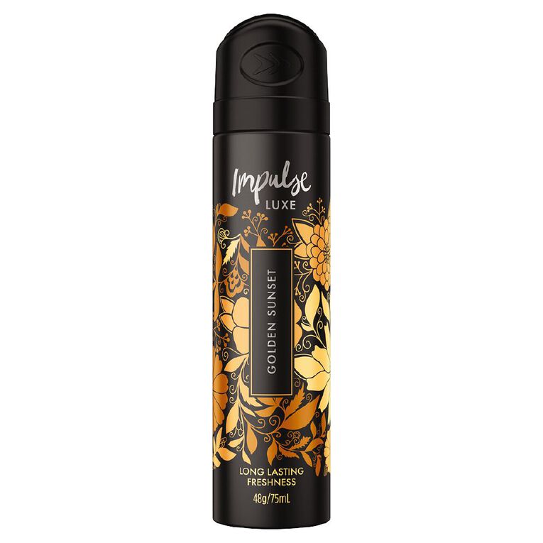 Impulse Luxe Body Spray Golden Sunset 75ml | The Warehouse