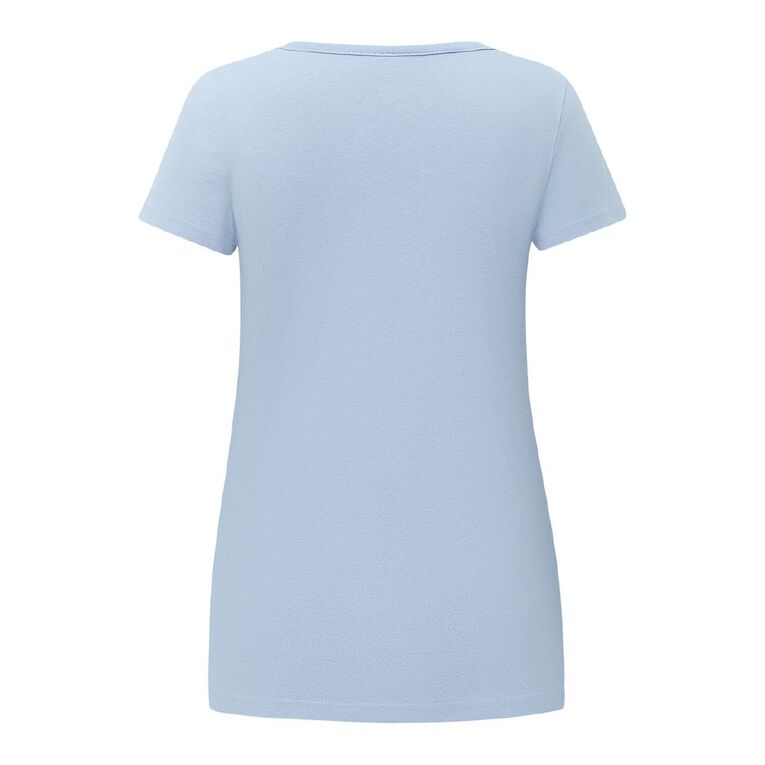 H&H Maternity Basic Tee Blue Light | The Warehouse